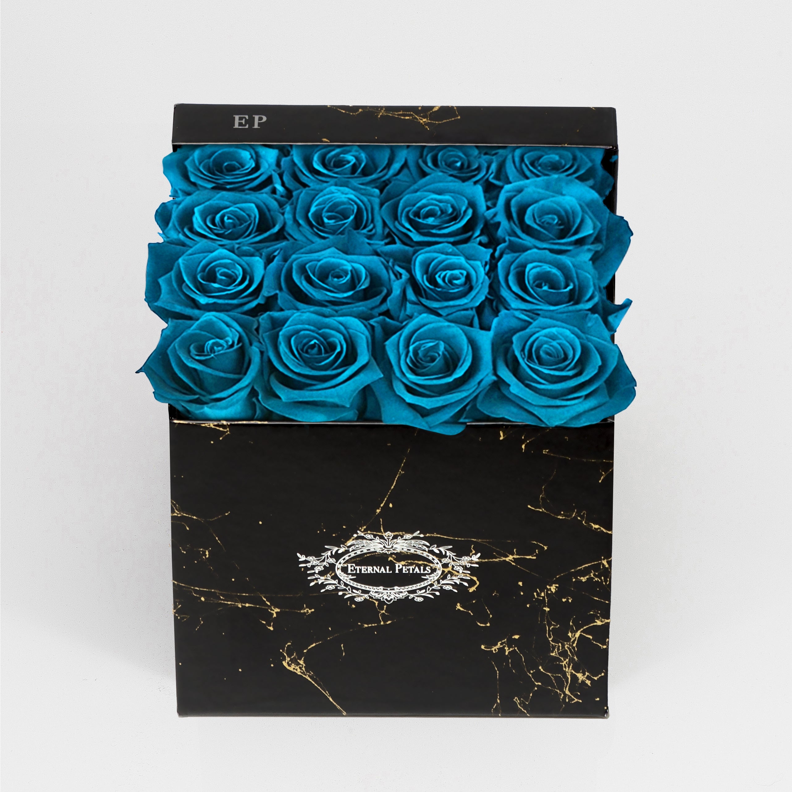 Blue Lagoon | Marble | One Year Roses | Flowers London – Eternal Petals