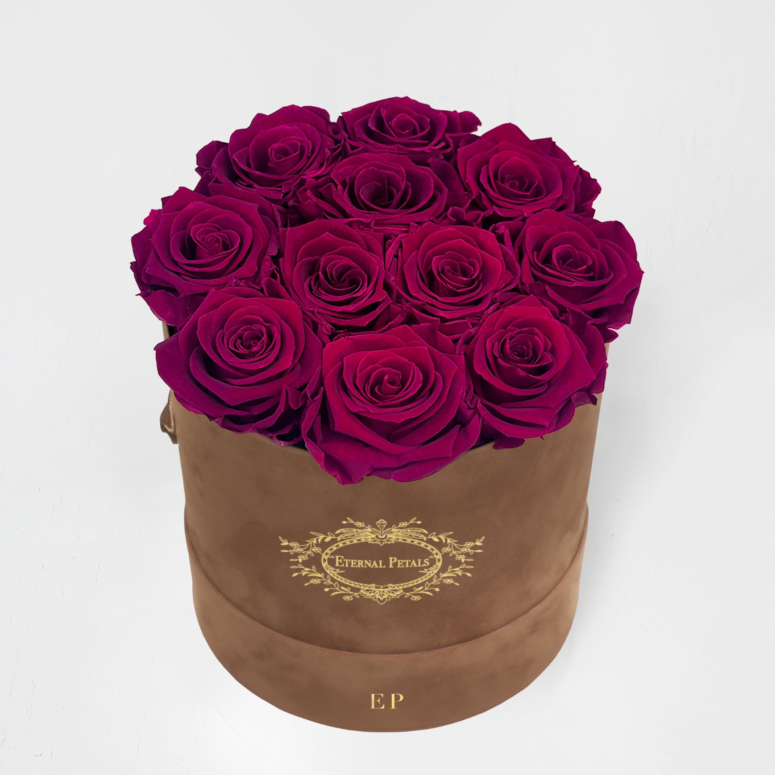 MON CHERI Roses in Brown Gift Box | Valentine Day Flowers – Eternal Petals
